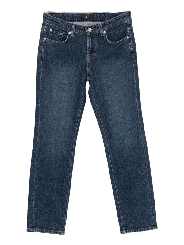 SEVEN Low Cigarette Denim Jeans - Navy