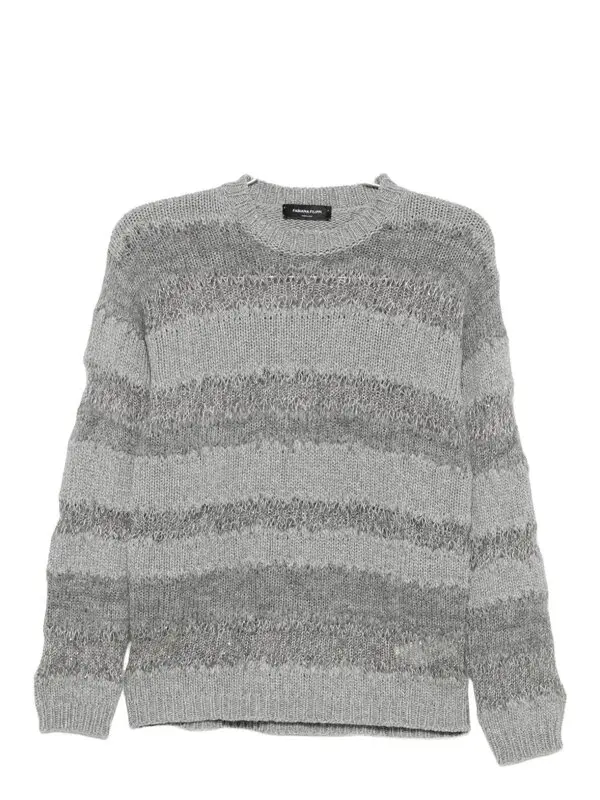 Fabiana Filippi Wool Crewneck Sweater - Grey
