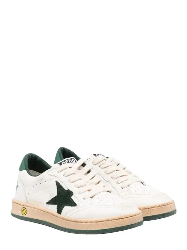 GOLDEN GOOSE Scarpe In Pelle Scamosciate Con Stella - White