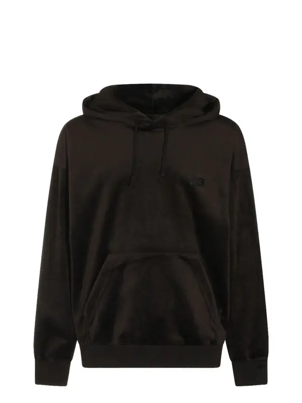 Y3 Logo Hoodie - Black