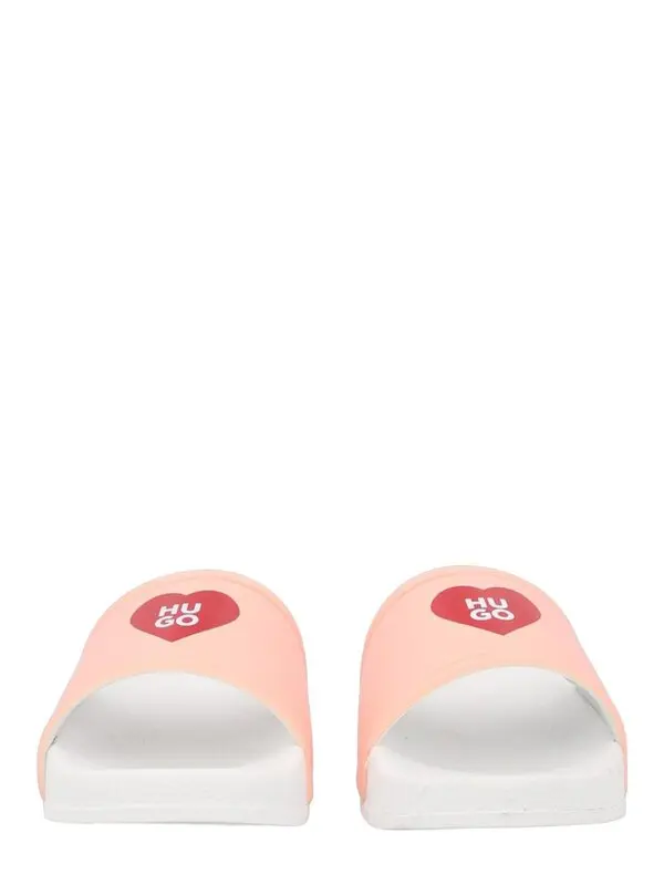 Hugo Ciabatta Con La Fascia Logata - Pink