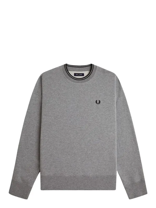 Fred Perry Felpa Con Logo - Grey