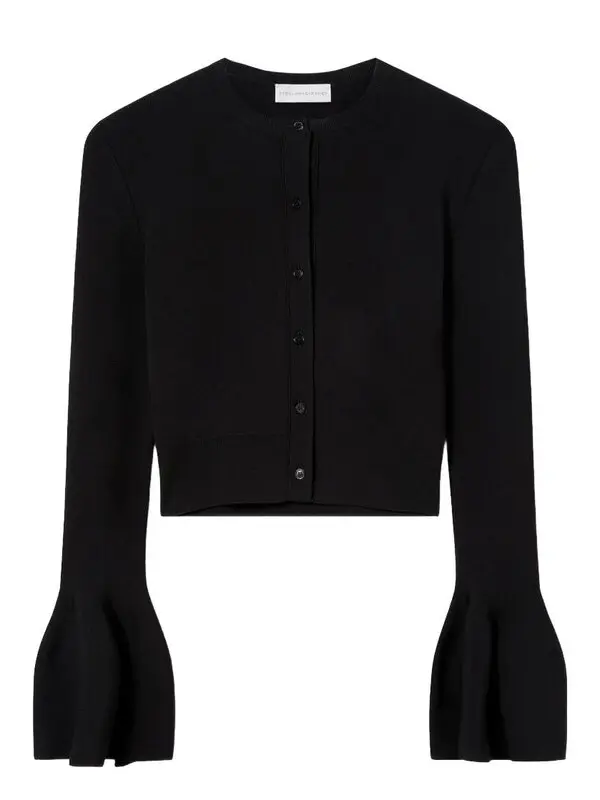Stella McCartney Bell Sleeve Cardigan - Black