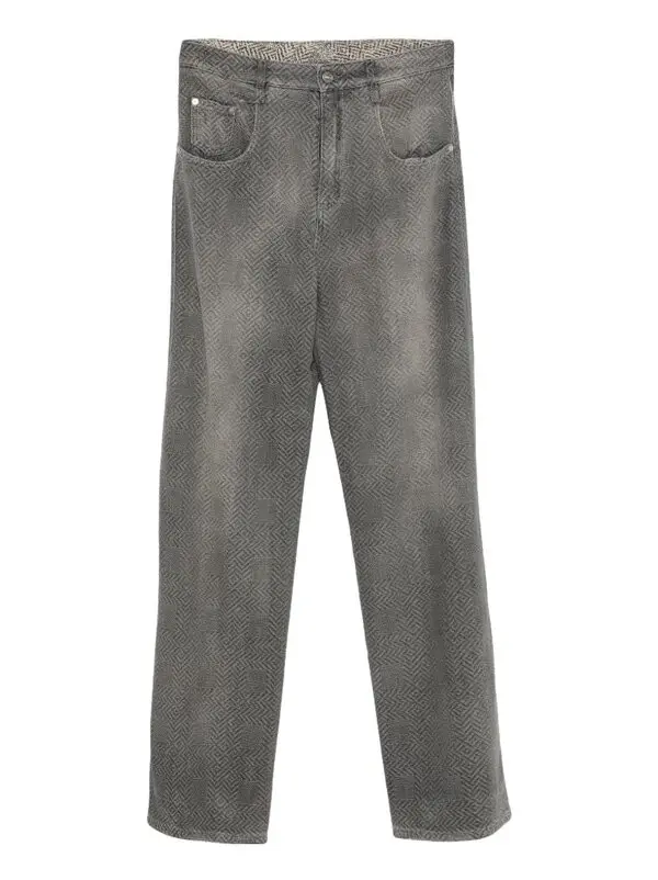 Ermanno Scervino Denim Baggy Jeans - Black