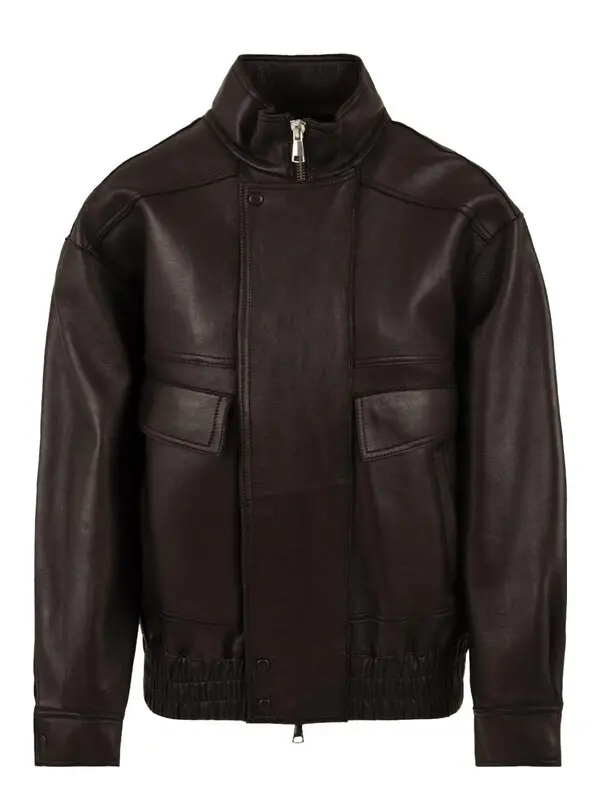 THE JACKIE LEATHERS Coats - Dark Brown
