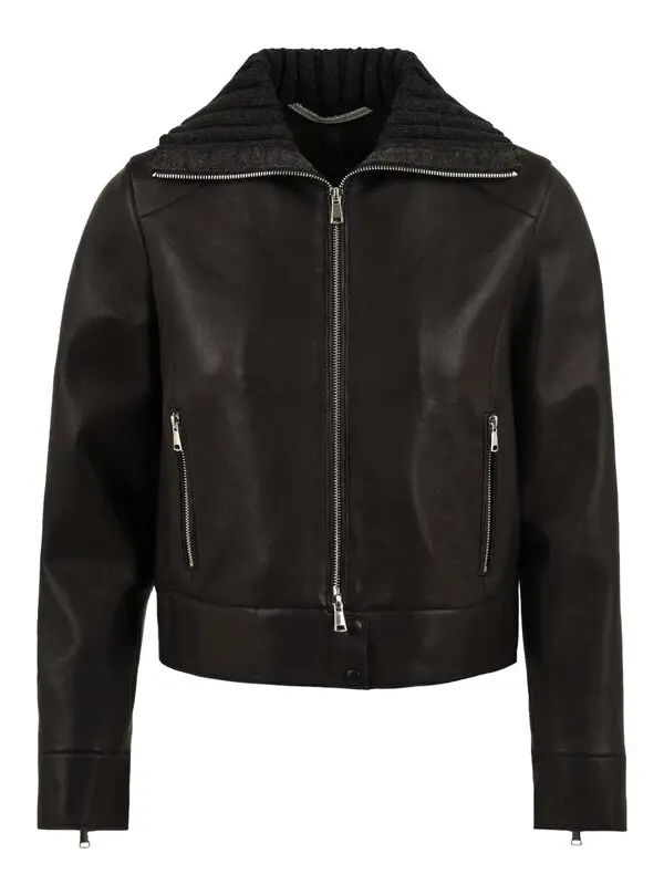 THE JACKIE LEATHERS Coats - Black