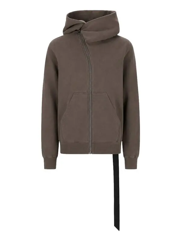 Rick Owens Felpa 'mountain' Con Cappuccio - Grey