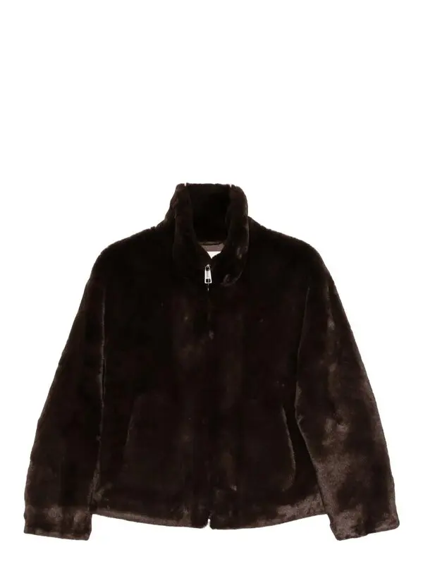 Apparis Brooks Faux Fur Jacket - Brown