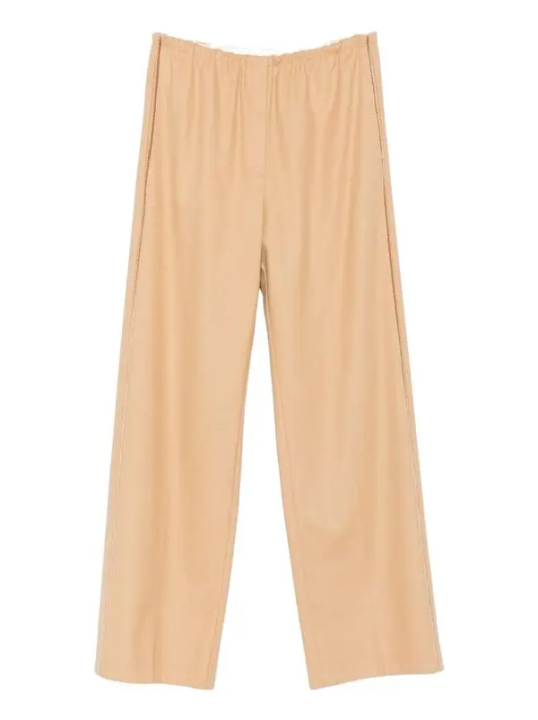 FORTE_FORTE Wool Trousers - Camel
