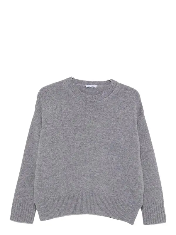 BASE Wool And Cashmere Crewneck Sweater - Grey