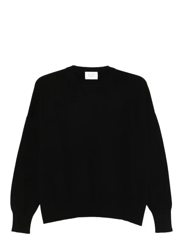 BEYOU Cashmere Crewneck Sweater - Black