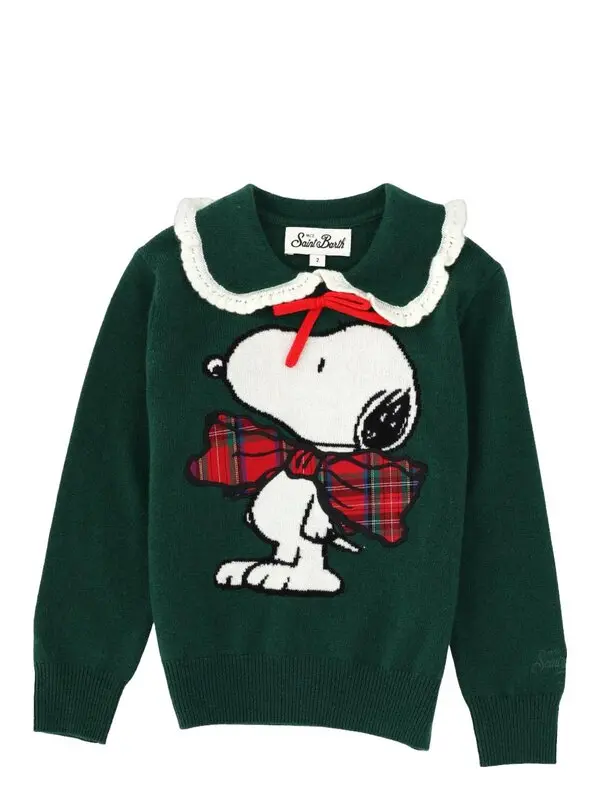 MC2 SAINT BARTH Maglia Con Colletto Stampa Snoopy - Multicolour