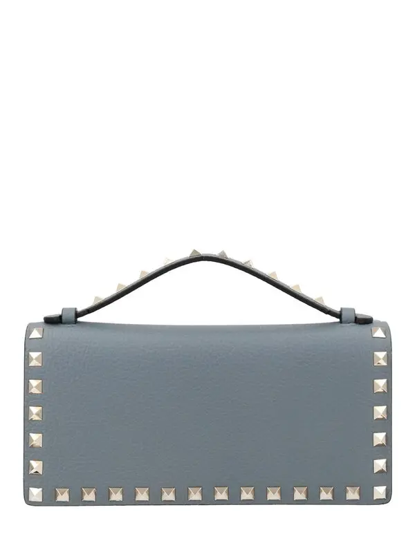 Valentino Garavani Portafoglio 'rockstud' Con Catena - Grey