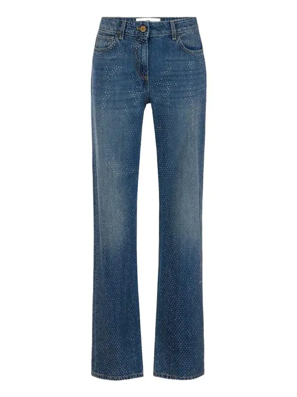 Elisabetta Franchi Denim Cotton Jeans - Navy