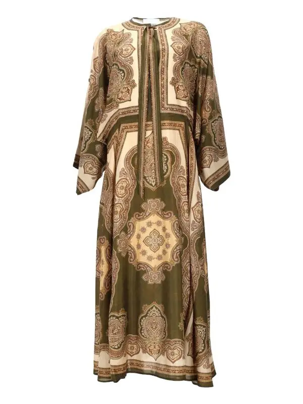 Zimmermann Abito Midi A Tunica 'mahon - Multicolour
