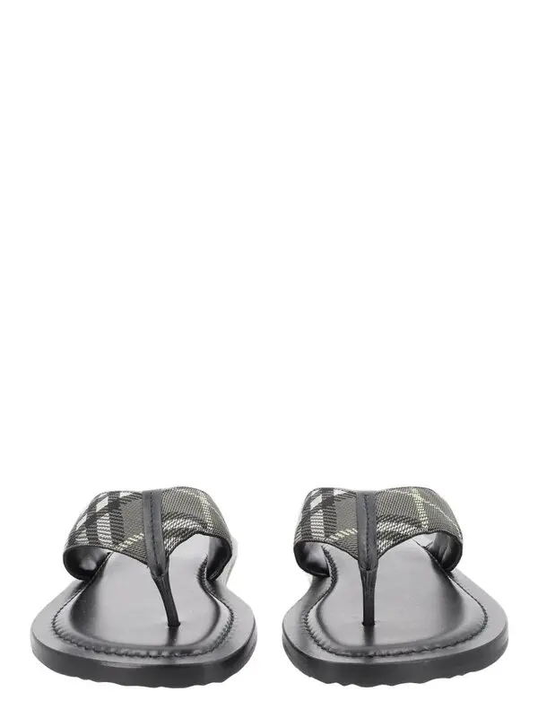 Burberry Sandalo 'check Pavillon - Multicolour