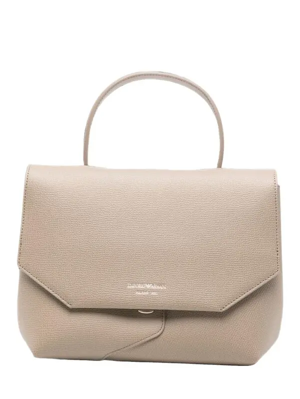 Emporio Armani Medium Leather Handbag - Brown