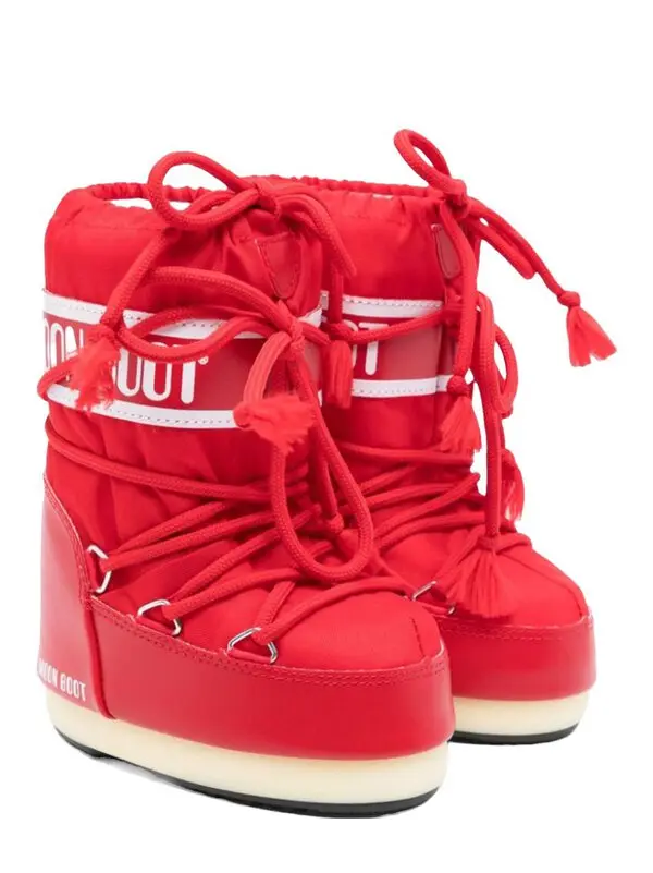 Moon Boot Stivali Con Logo - Red