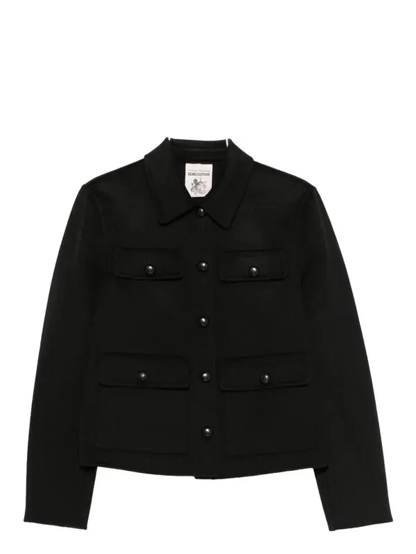 SEMICOUTURE Alisa Wool Jacket - Black