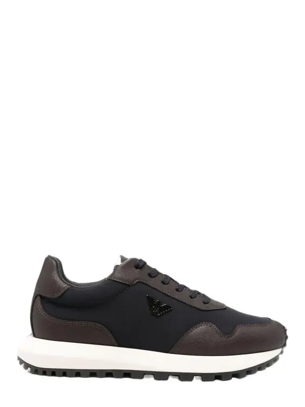 Emporio Armani Logo Sneakers - Navy