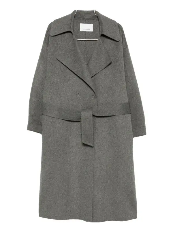 THE FRANKIE SHOP Issen Wool Blend Coat - Grey