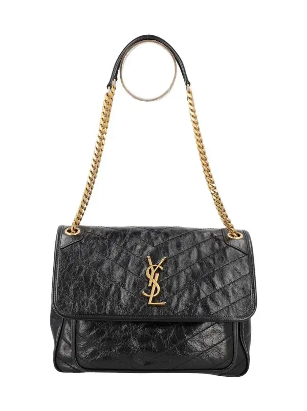 Saint Laurent Borsa 'niki' Medium In Pelle Vintage - Black