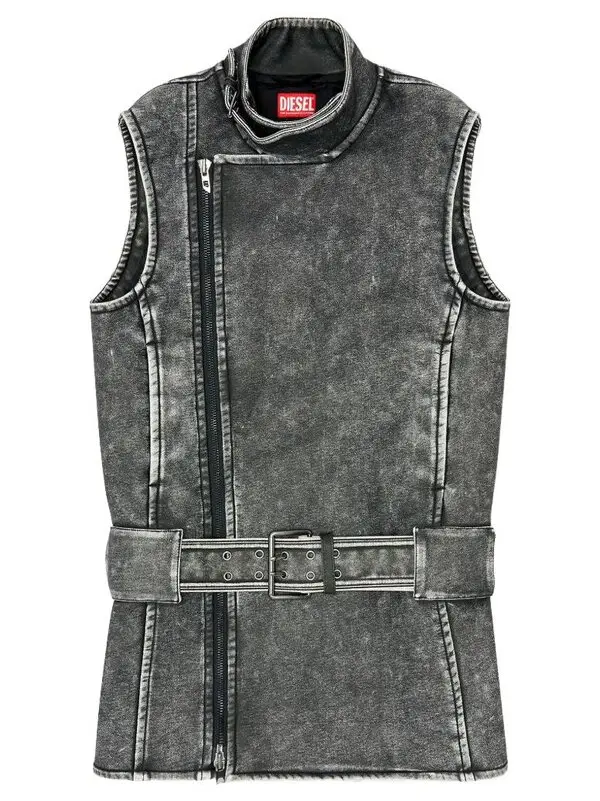 DIESEL® Belted Mini Dress - Black