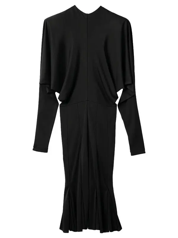Jacquemus Cut Out Midi Dress - Black