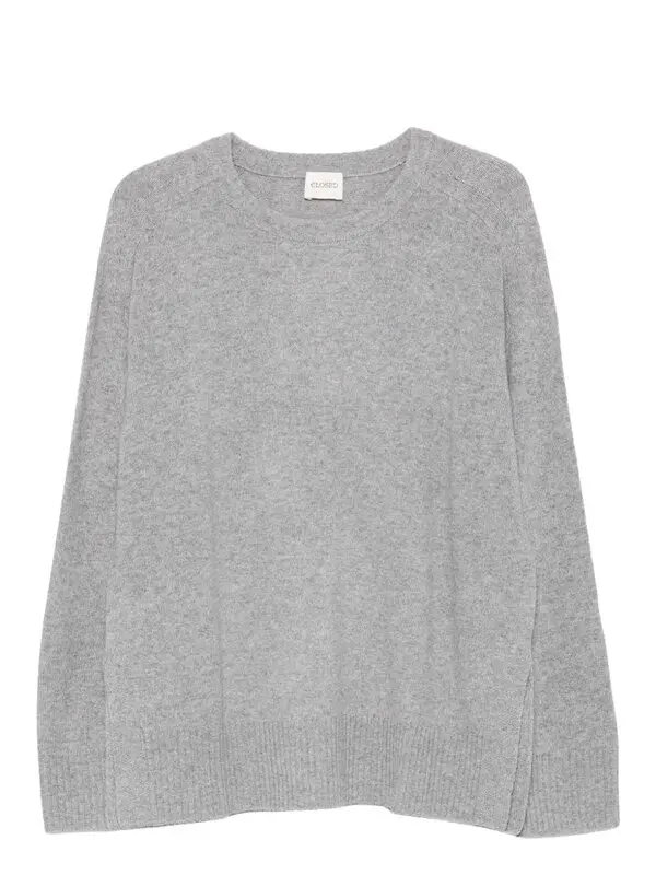 Closed Wool Crewneck Sweater - Grey