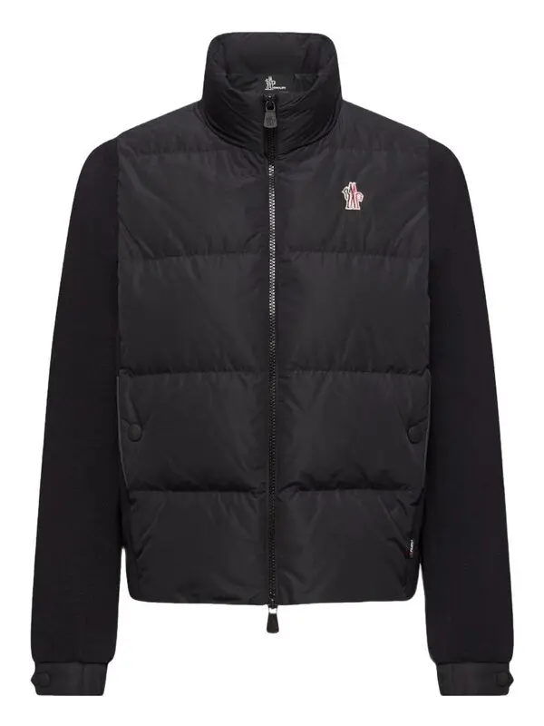 Moncler Padded Cardigan - Black
