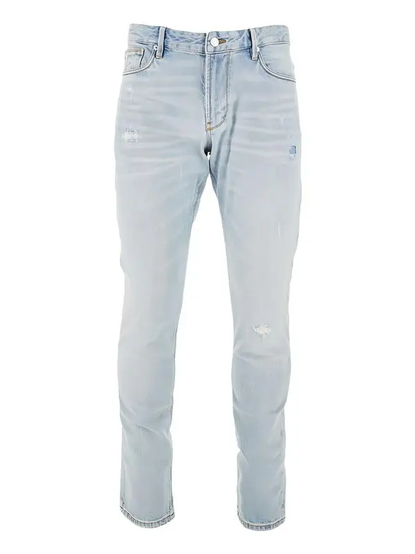 Emporio Armani Slim Denim Jeans - Light Blue