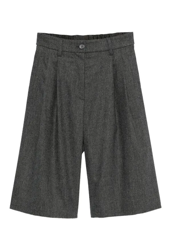 Emporio Armani Flannel Shorts - Grey