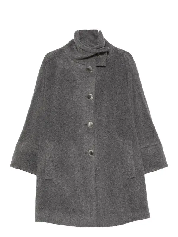 Emporio Armani Wool Coat - Grey
