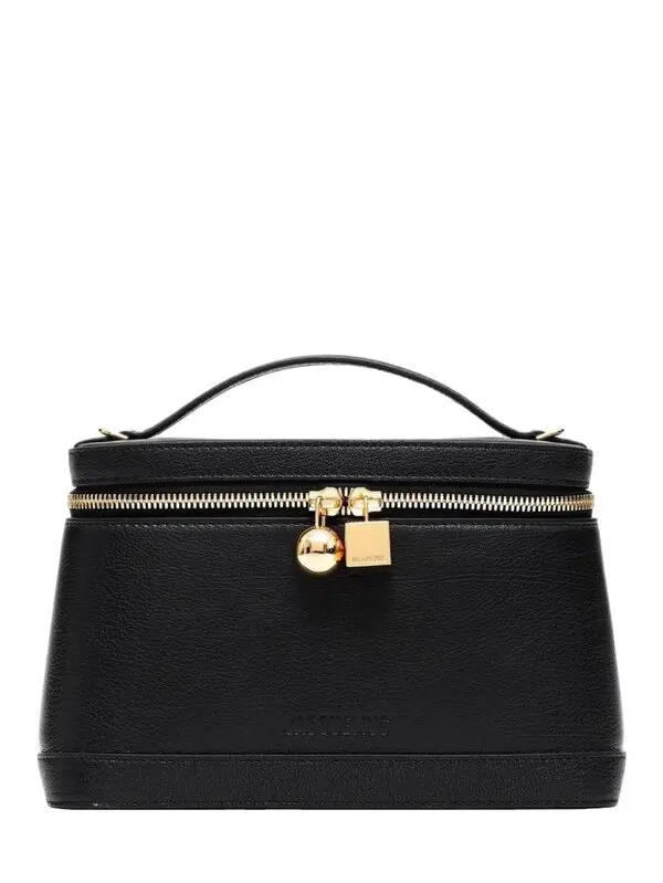 Jacquemus Le Petit Vanity Leather Shoulder Bag - Black