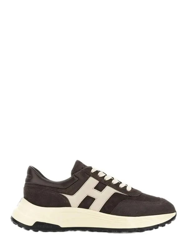 Hogan Hyperlight Leather Sneakers - Brown