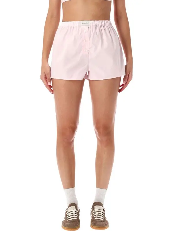 Sporty & Rich Shorts - Rosa