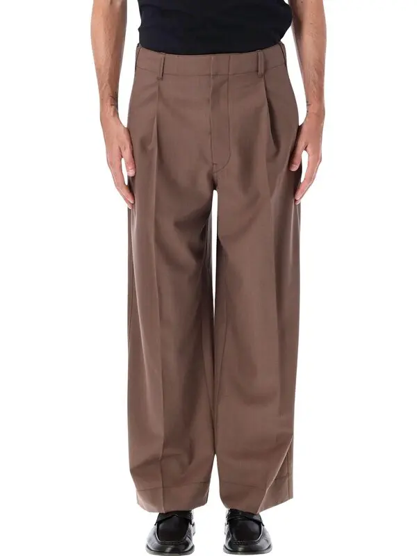 LEMAIRE Trousers - Nutmeg