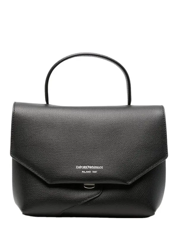 Emporio Armani Small Leather Handbag - Black