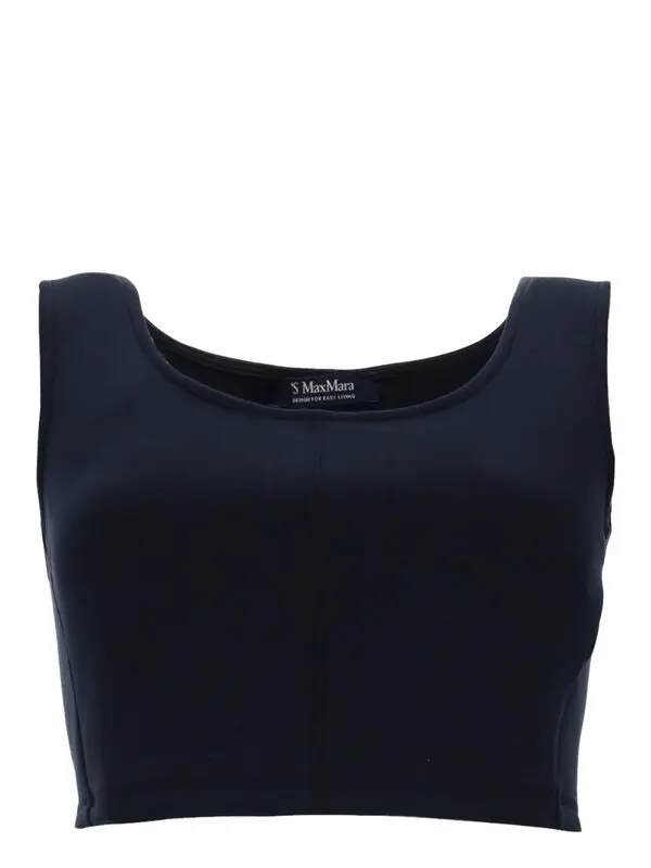 Max Mara Cotton Jersey Top - Blue