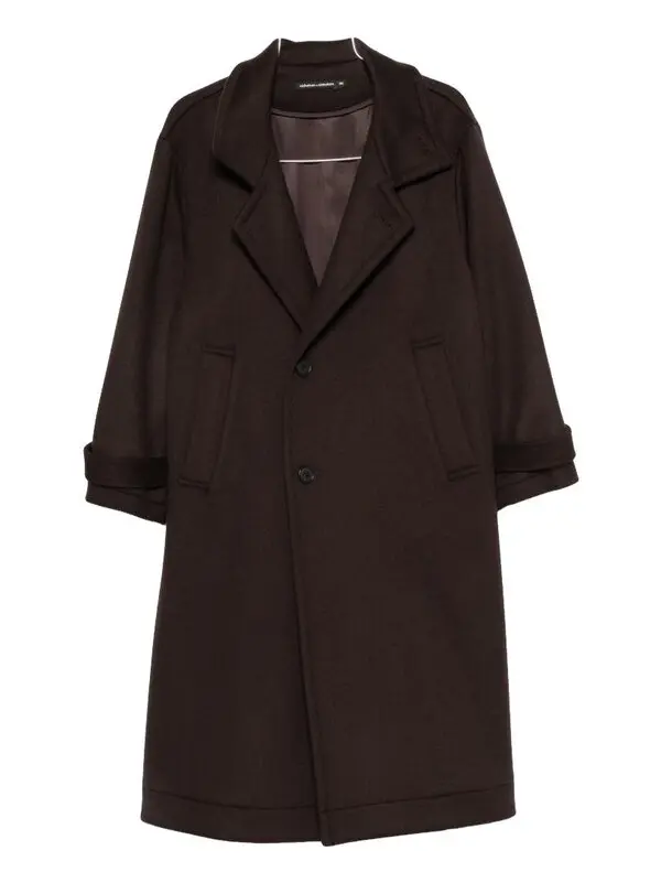 NICHOLSON & NICHOLSON Wool Coat - Brown