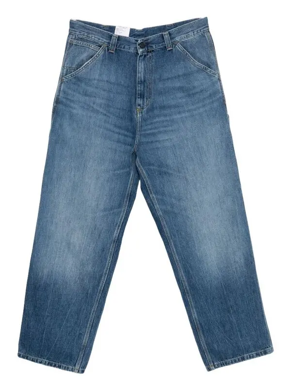 Carhartt Work In Progress Denim Cotton Jeans - Navy