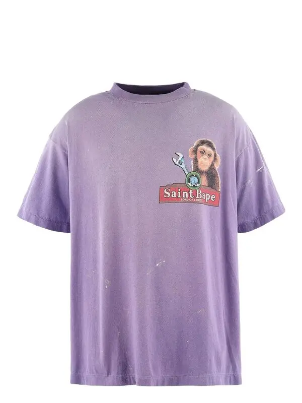 SAINT MXXXXXX House T Shirt - Violet