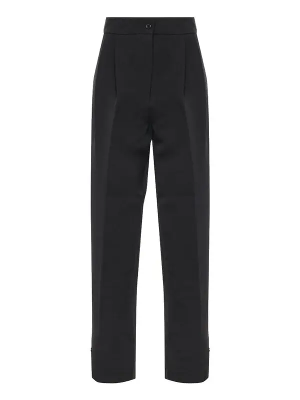 THE FRANKIE SHOP Doyer Pleated Trousers - Black