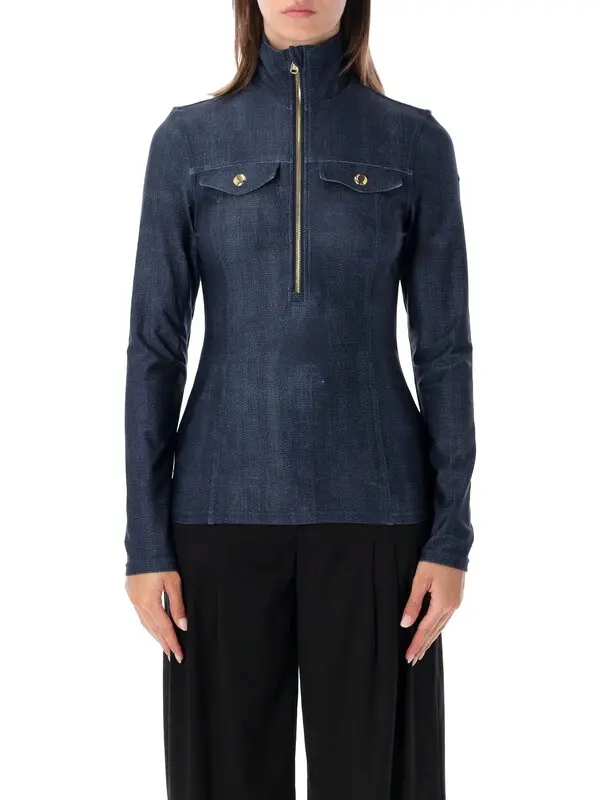 Goldbergh Top - Navy Multi