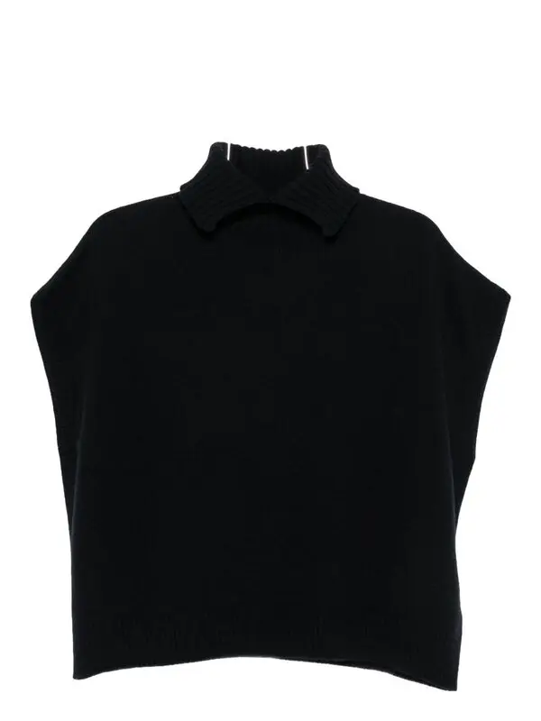NICHOLSON & NICHOLSON Wool Vest - Navy