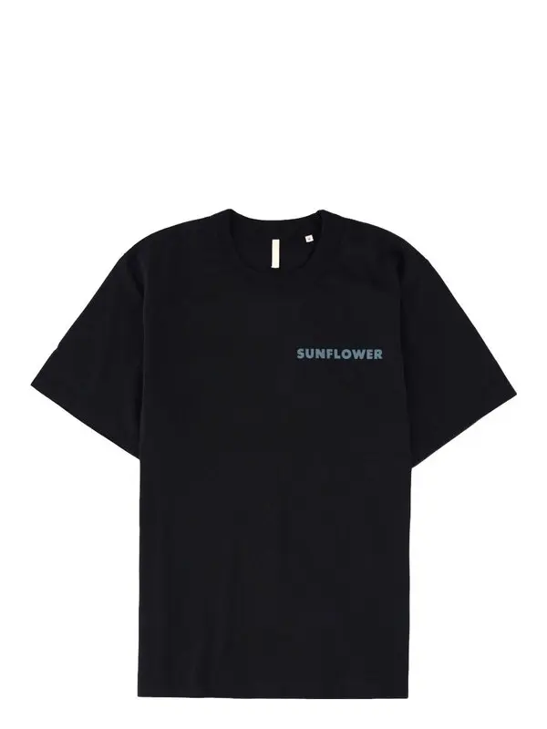 SUNFLOWER T Shirt Con Logo - Blue