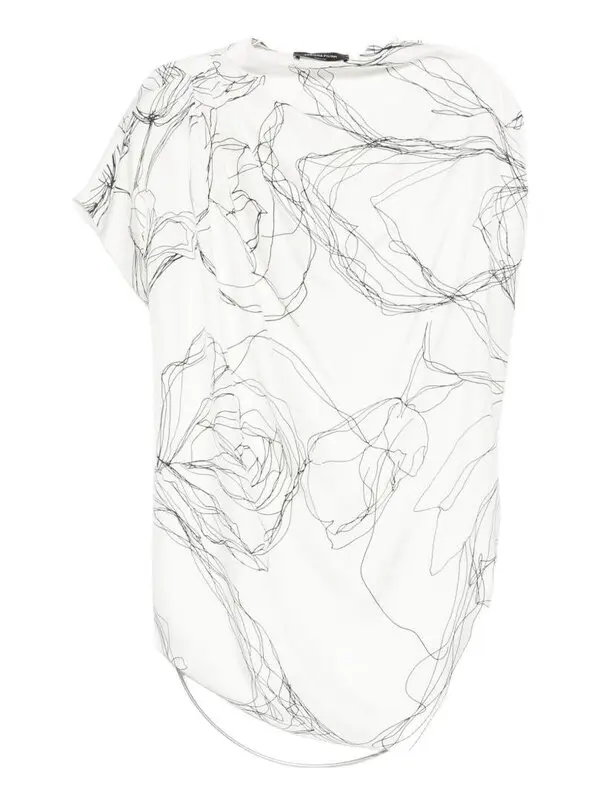 Fabiana Filippi Silk Top - White