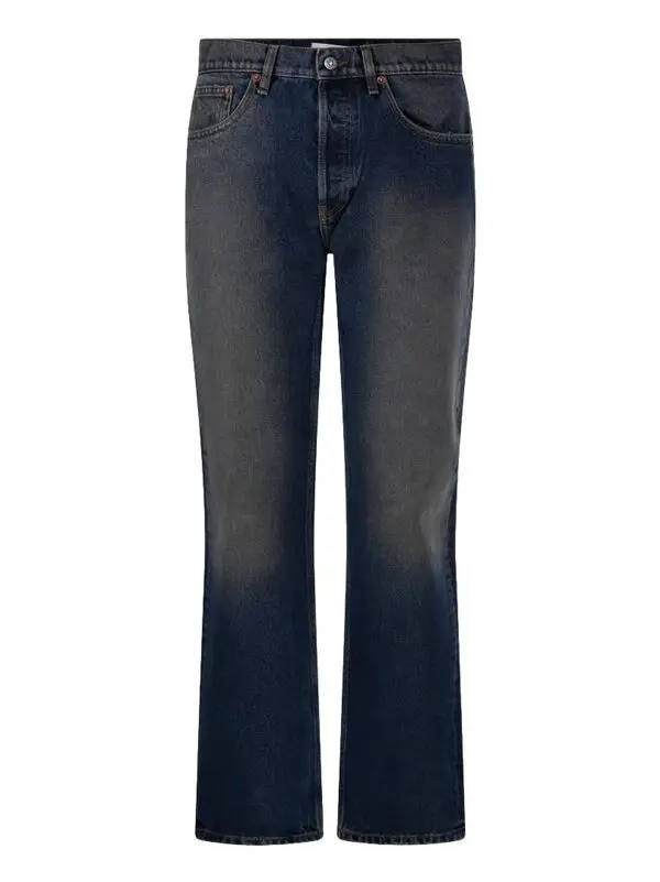 GOLDEN GOOSE Denim Cotton Jeans - Navy