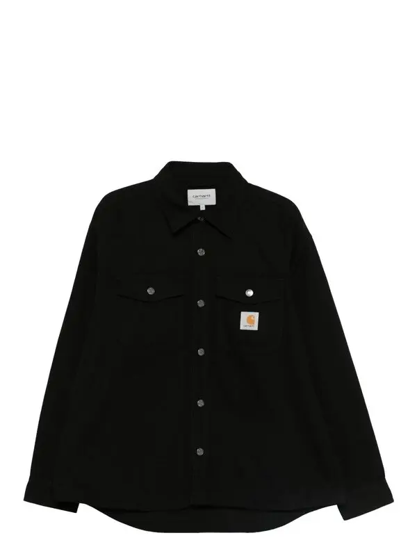 Carhartt Work In Progress Cotton Shirt Jacket - Black