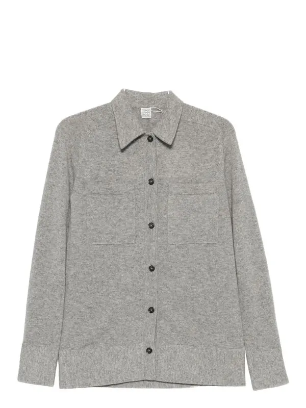 TOTEME Cashmere Shirt - Grey